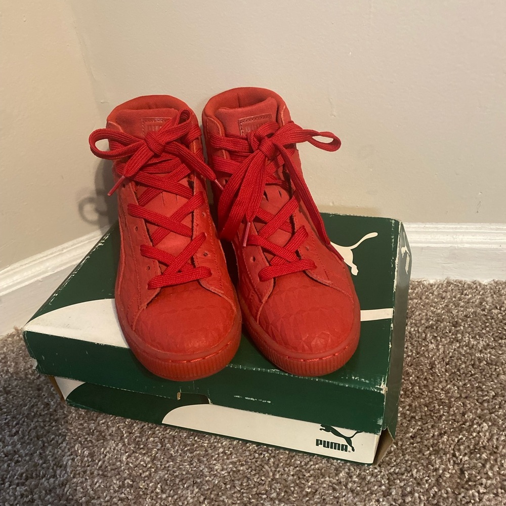 Puma - Red Suede - High Top - Gem